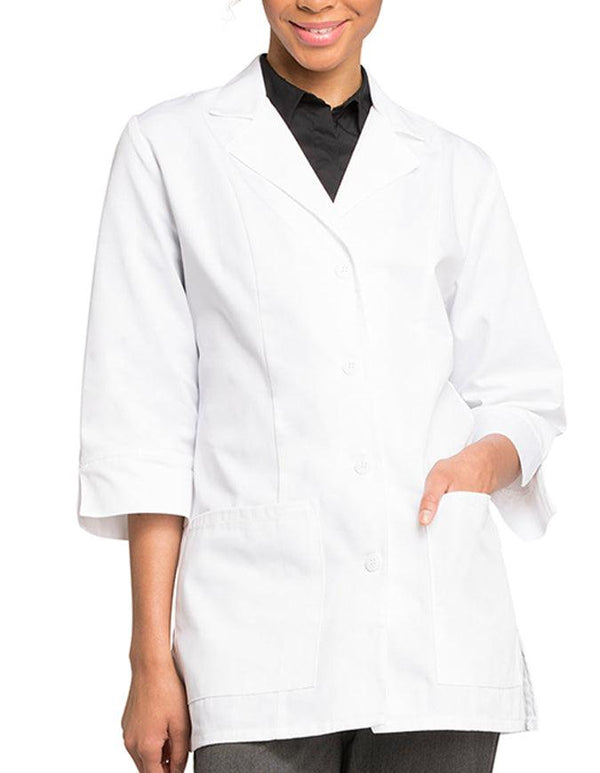 Shop Cherokee 1470 Women's 30.5 Inch Three Quarter Sleeve White Lab Coat