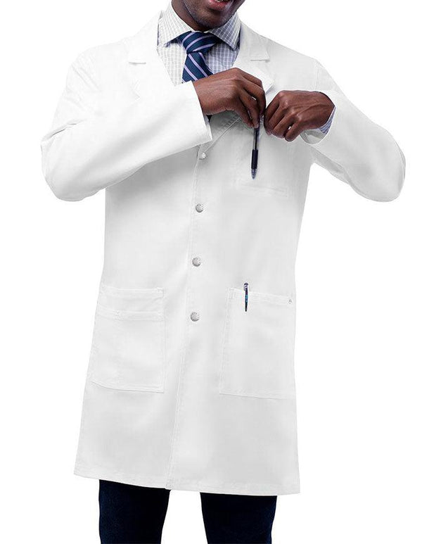Adar 3308 Unisex 36 Inch Snap Front Lab Coat