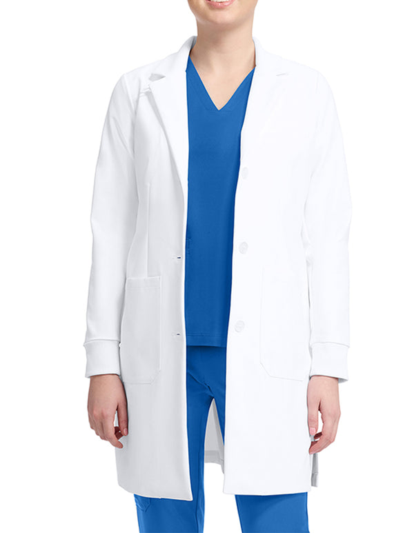 Healing Hands Women's 34.25 Inches Dental Lab Coat in White