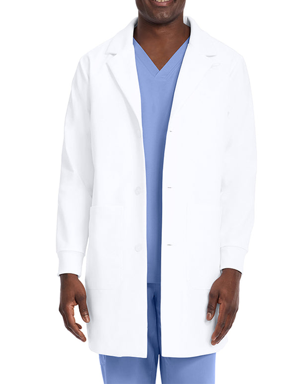 Healing Hands Men's 36.25 Inches Dental Lab Coat in White