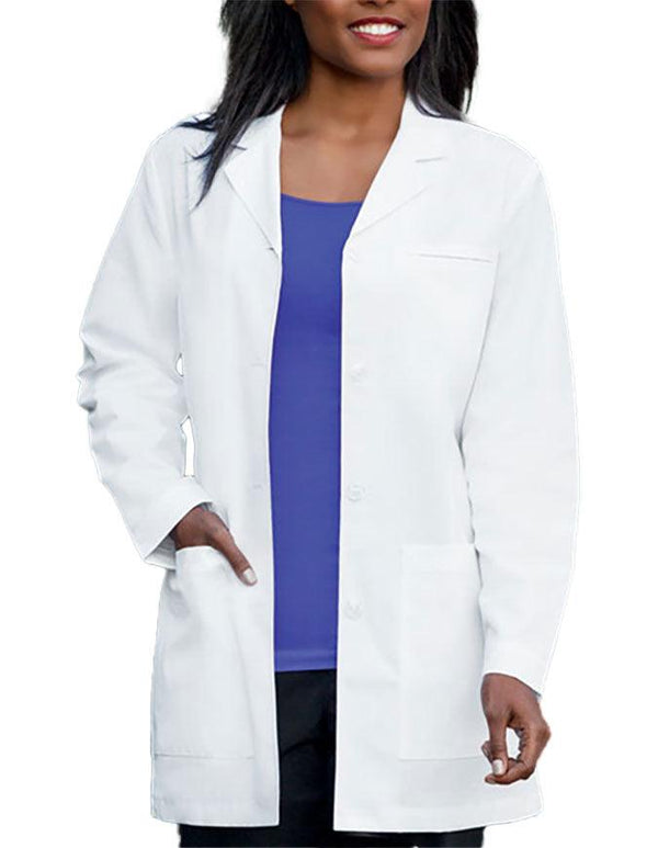 Meta 874 Ladies 32 Inches Trench Style Short Lab Coat