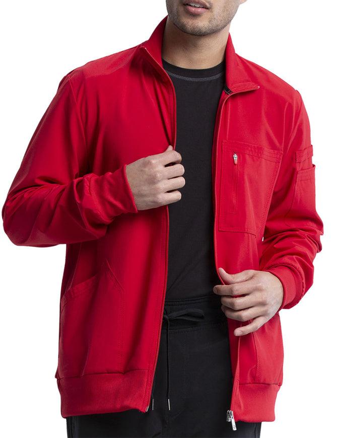 Shop Cherokee Infinity CK305A Men's Zip Front Warm-Up Scrub Jacket
