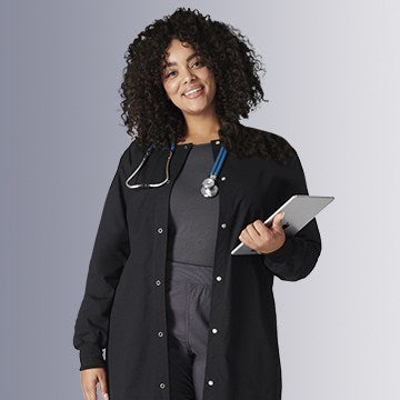 WonderWink UNISEX LAB COATS SIZE CHART & FIT GUIDE