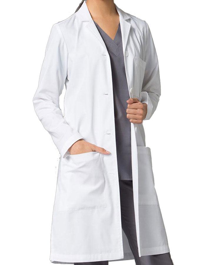 Shop Maevn 37.5 Inch Red Panda Women's Long Lab Coat