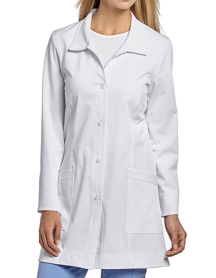 Shop White Cross 32 Inch Marvella Women's Princess Seam Short Lab Coats